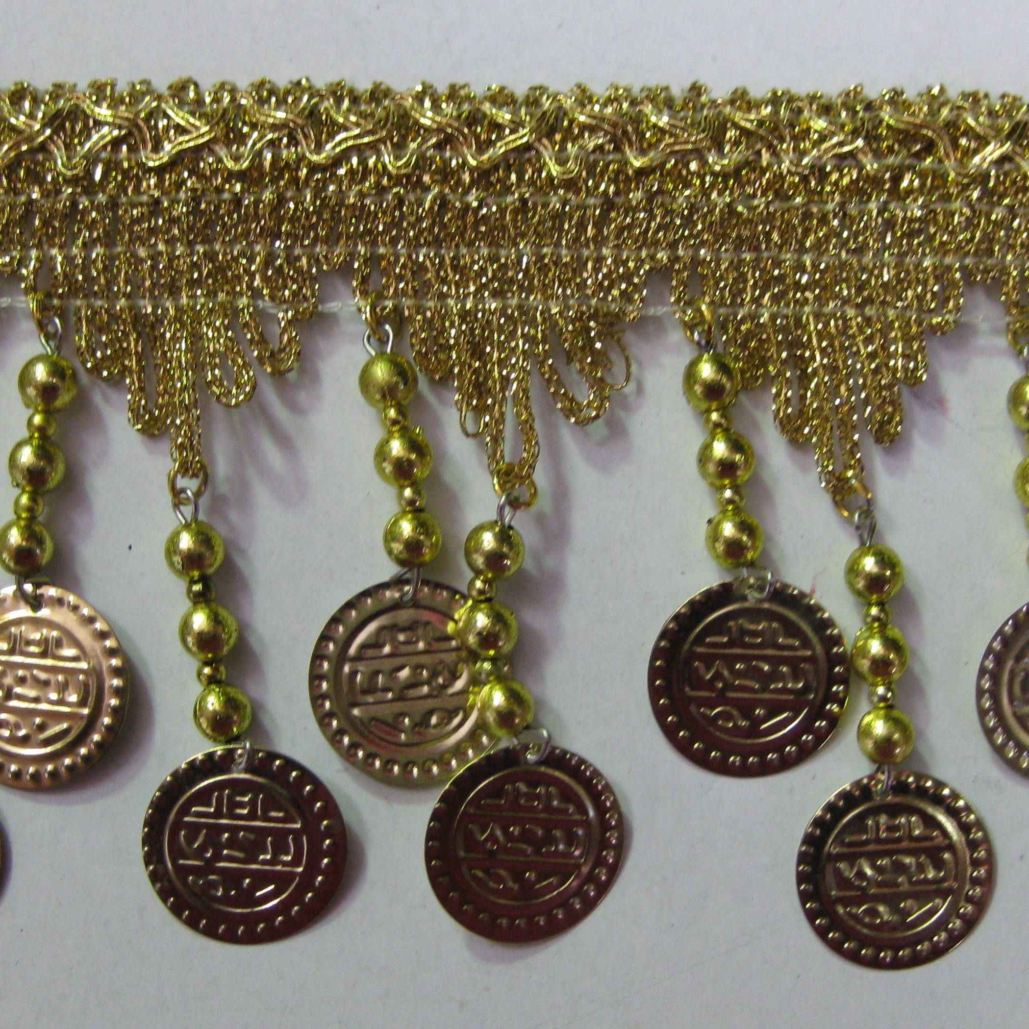 COIN FRINGE [CO-004-GOLD] - $6.00 : eeagal Trimming!